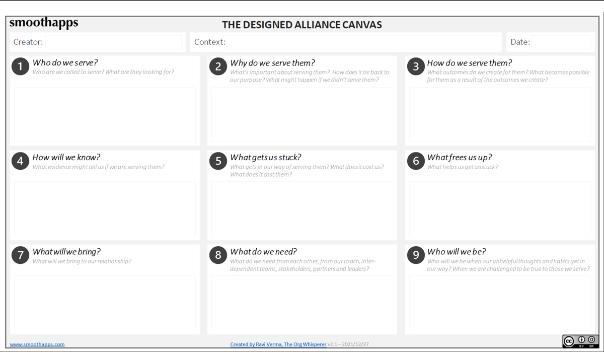 How To Design An Agile Coaching Alliance